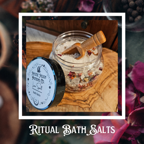 Ritual Bath Salts – Mystic Moon Potions Co